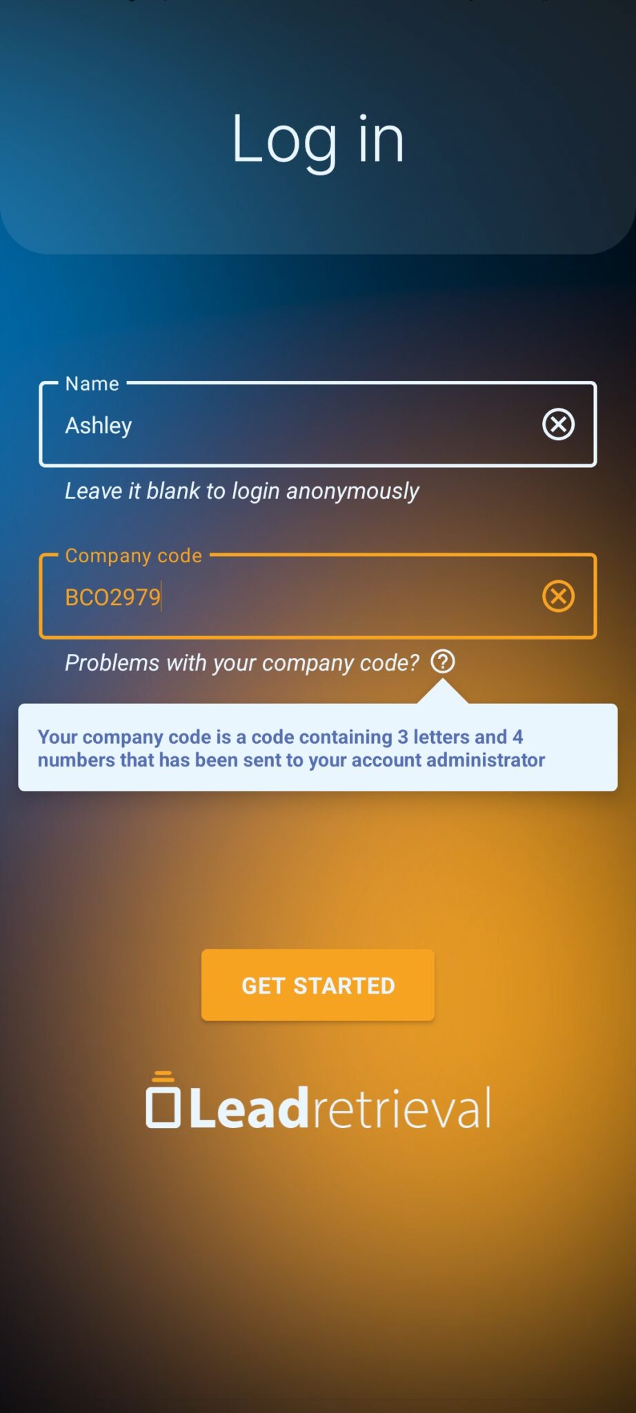 Centro de ayuda - App - Lead Retrieval
